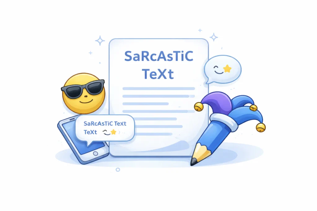 Sarcastic Text Generator - WebChecks.io
